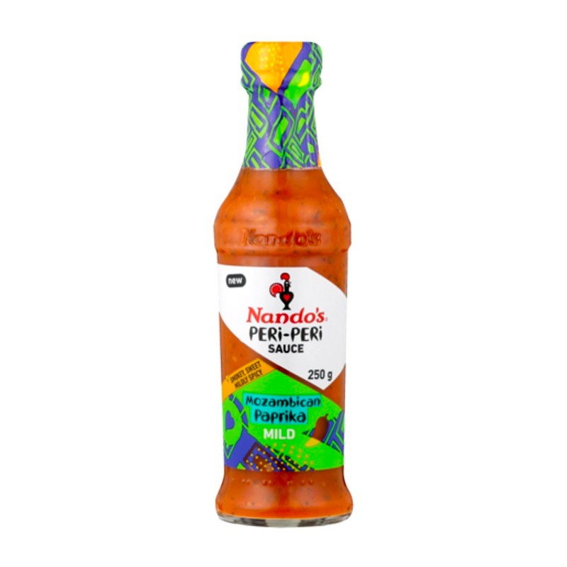 Nando's Mild Mozambican Paprika Peri-Peri Sauce 250g Bottle – SA2EU